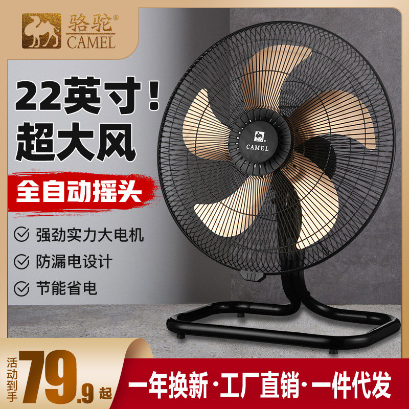 Camel Electric Fan Strong High Power Industrial Fan Floor Fan Factory ...