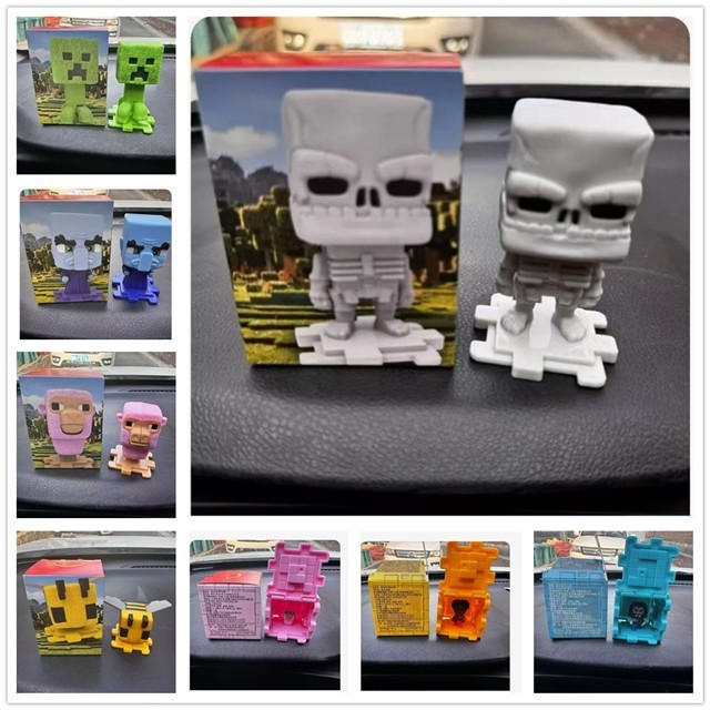 McDonalds Minecraft Figure Mcdo Minecraft Happy Meal Collectible Model ...