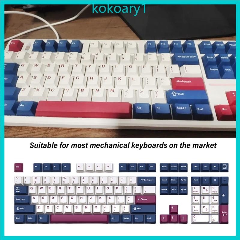 KOKO 136 Mech Soldier PBT Double Shot Keycap Original Profile for ...