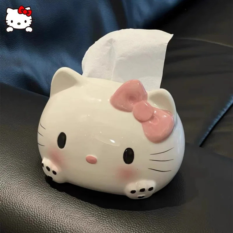 Cute Hello Kitty Tissue Box Sanrio Anime Tissue Boxs Cartoon Kawaii Y2K ...
