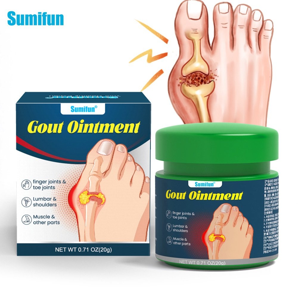 🔥sumifun Plaster Gout External Care Cream Soothing Swelling Gout Joint ...