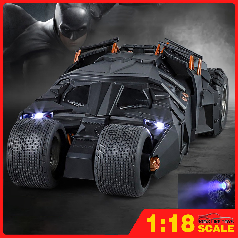 KLT 1:18 Batmobile The Tumbler Spray Version Diecast Model Car Alloy ...