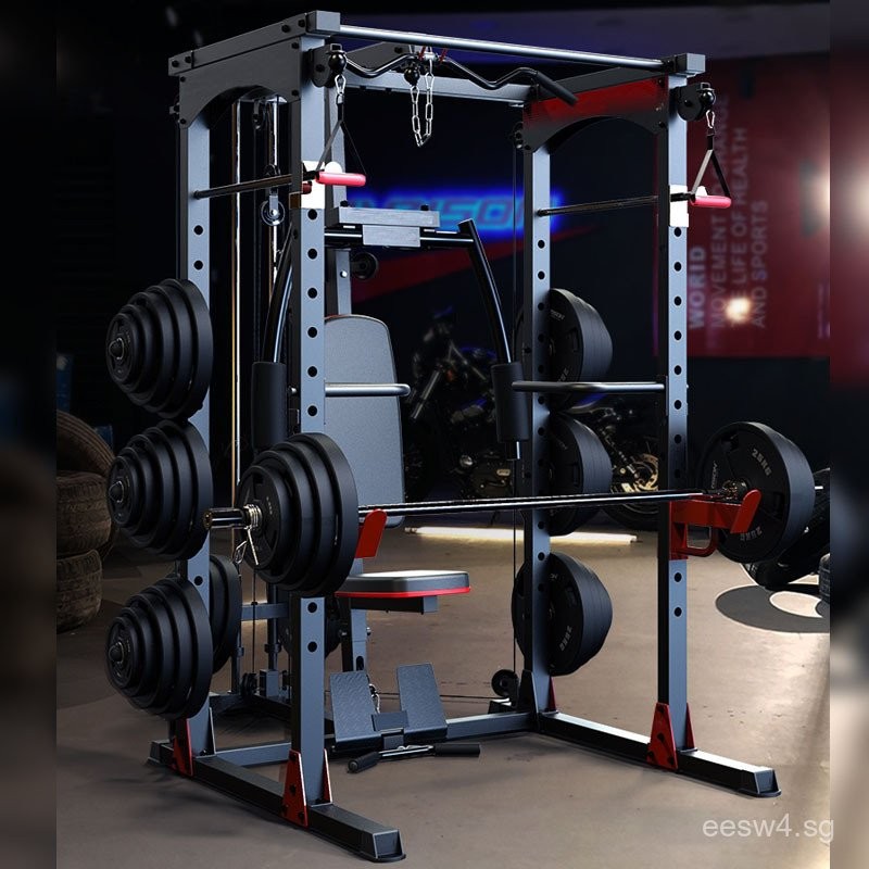 New Gym Smith Comprehensive Training Machine Squat Rack Bench Press ...