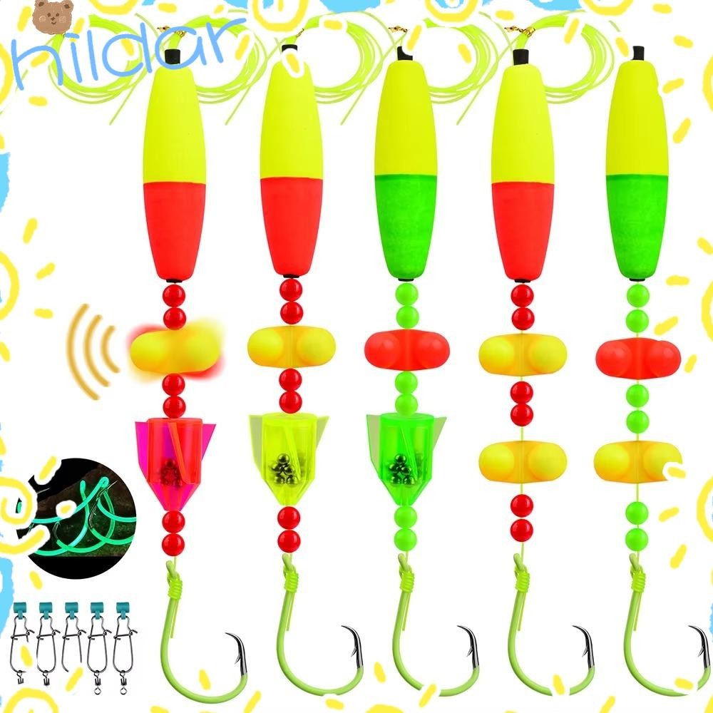 HILDAR 5pcs Catfish Rigs, Fishing Rigs 6/0 Fishing Rigs, 2025 Floats ...