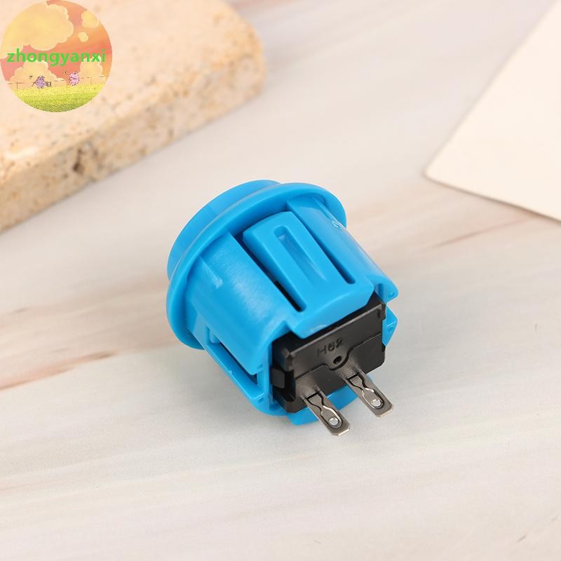 Zhongyanxi 1Pc 24MM Circle Push Button Micro Switch Game Arcade ...