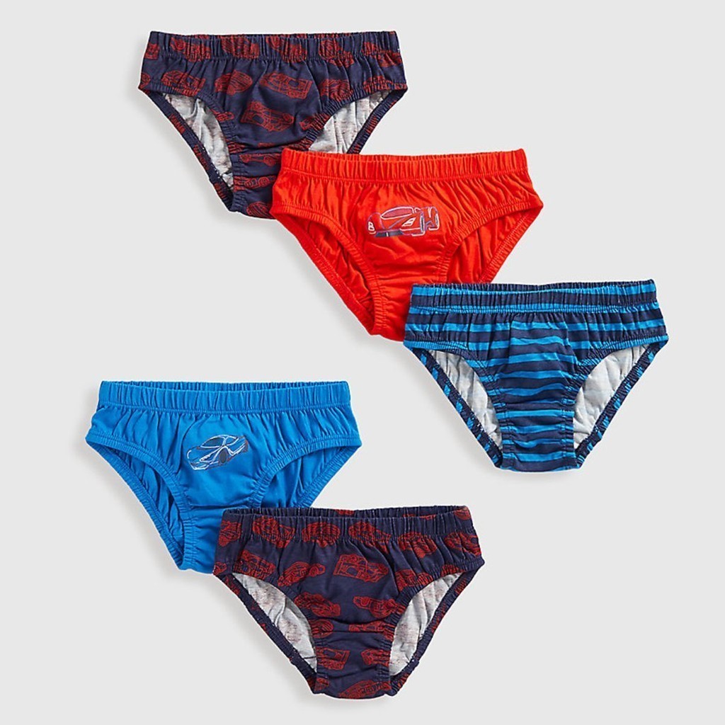 Mothercare Boy Racing Car Briefs - 5 Pack | Shopee Singapore