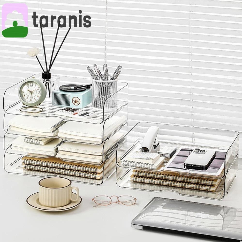 TARANIS A4 File Storage Tray, Desktop Organizer Minimalism Stackable ...