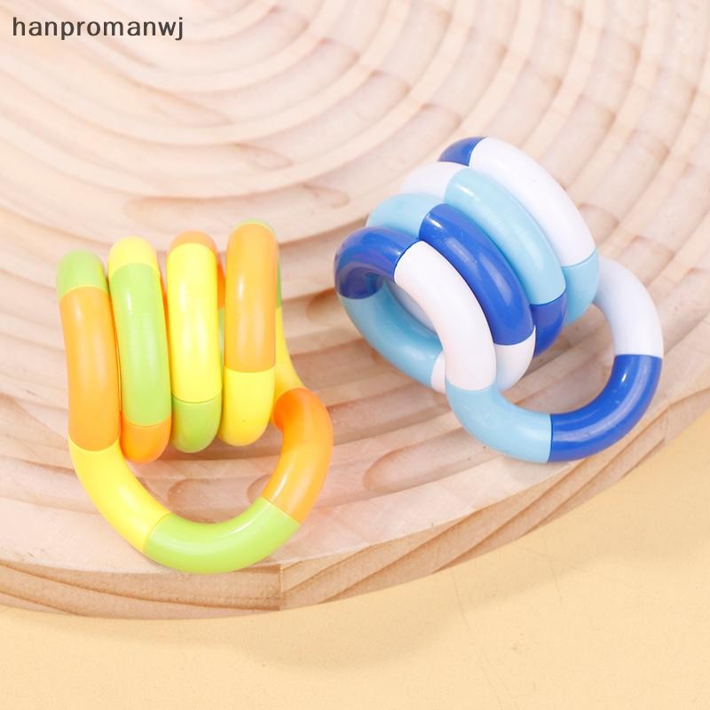 hanpromanwj 1Pcs Tangle Rope Twist Fidget Toy Rrain Circle Sensory ...