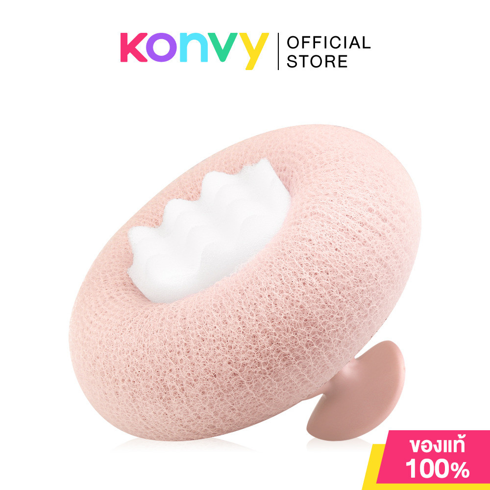 Suction Cup Bath Ball Pink Round Sponge For Shower Pink. | Shopee Singapore