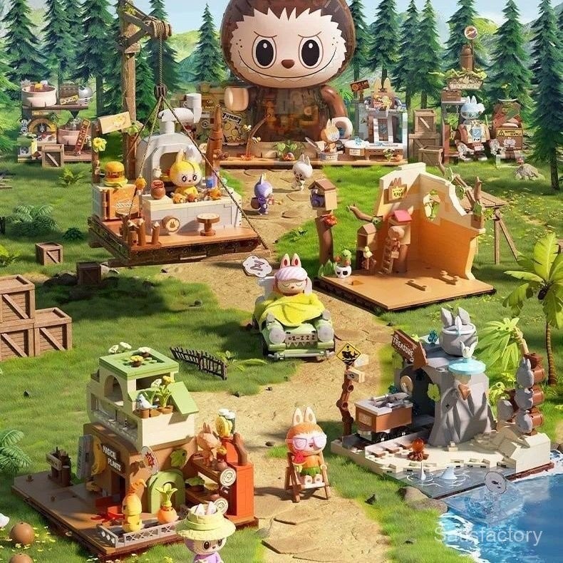 Pop mart LBUBU Forest Secret Base Assembling Building Blocks Phase II ...