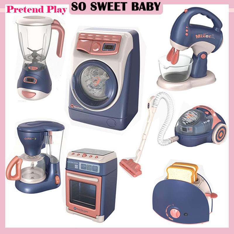 Pretend Play Home Appliances Kitchen Toy Simulation Vacuum Cleaner ...