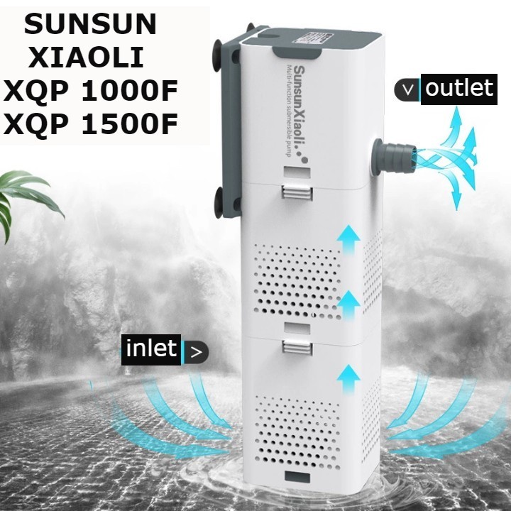 Sunsun Xiaoli XQP 1000F ,1500F Submersible Aquarium Filter Internal ...
