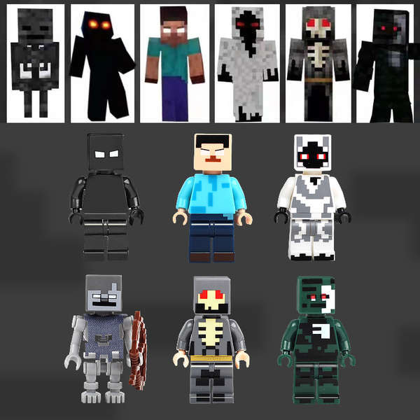 minecraft toys minecraft New My World him Entity 303 Predator Withered ...