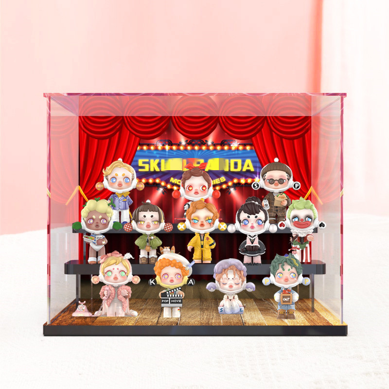 Transparent Transparent Display Box POPMART POPMART SKULLPANDA Life ...
