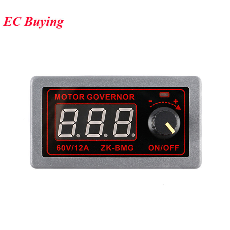 DC 9-60V 12A 500W PWM DC Motor Speed Controller Fan Speed Control ...