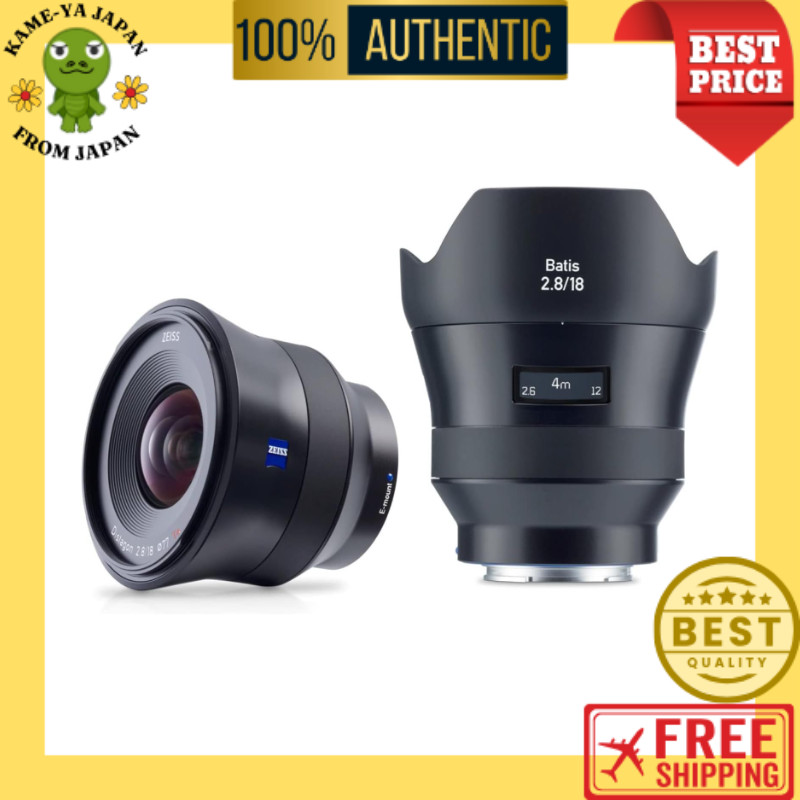 ZEISS Prime Lens Batis 2.8/18 E-Mount 18mm F2.8 Full-Frame Compatible ...