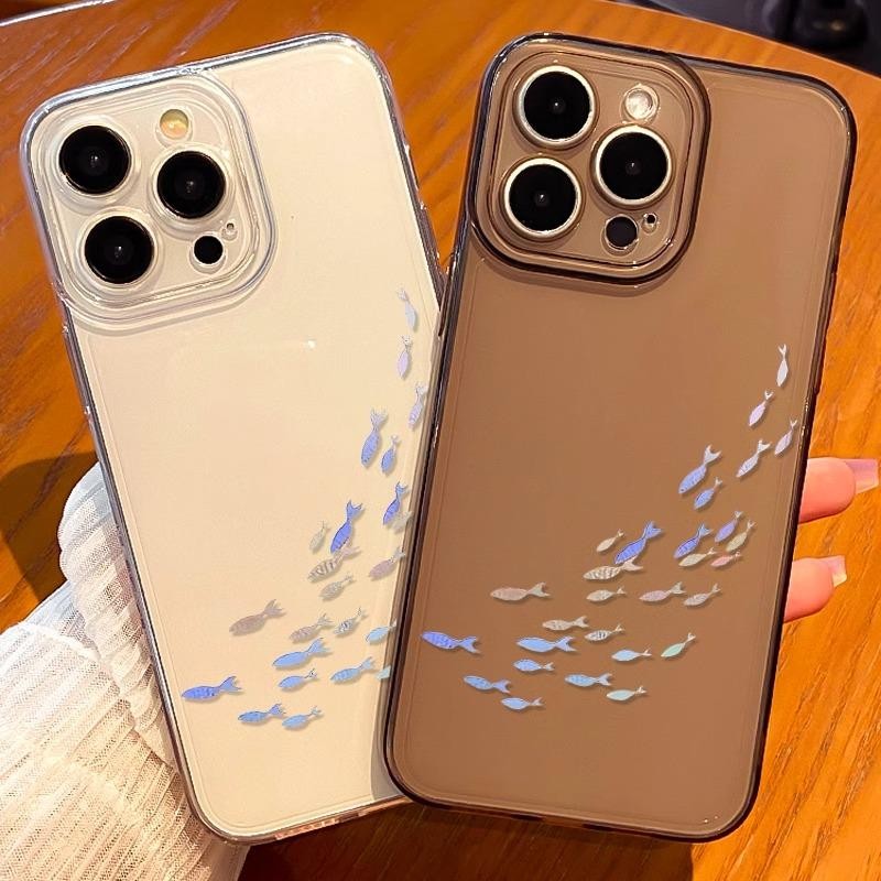Colorful Fish Phone Case for iPhone 16 15 14 13 12 11 Pro Max X XR 6 7 ...