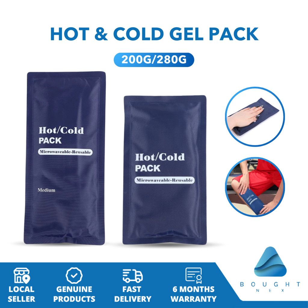 Hot & Cold Gel Pack 200g/280g Reusable Microwavable for Injury Pain ...