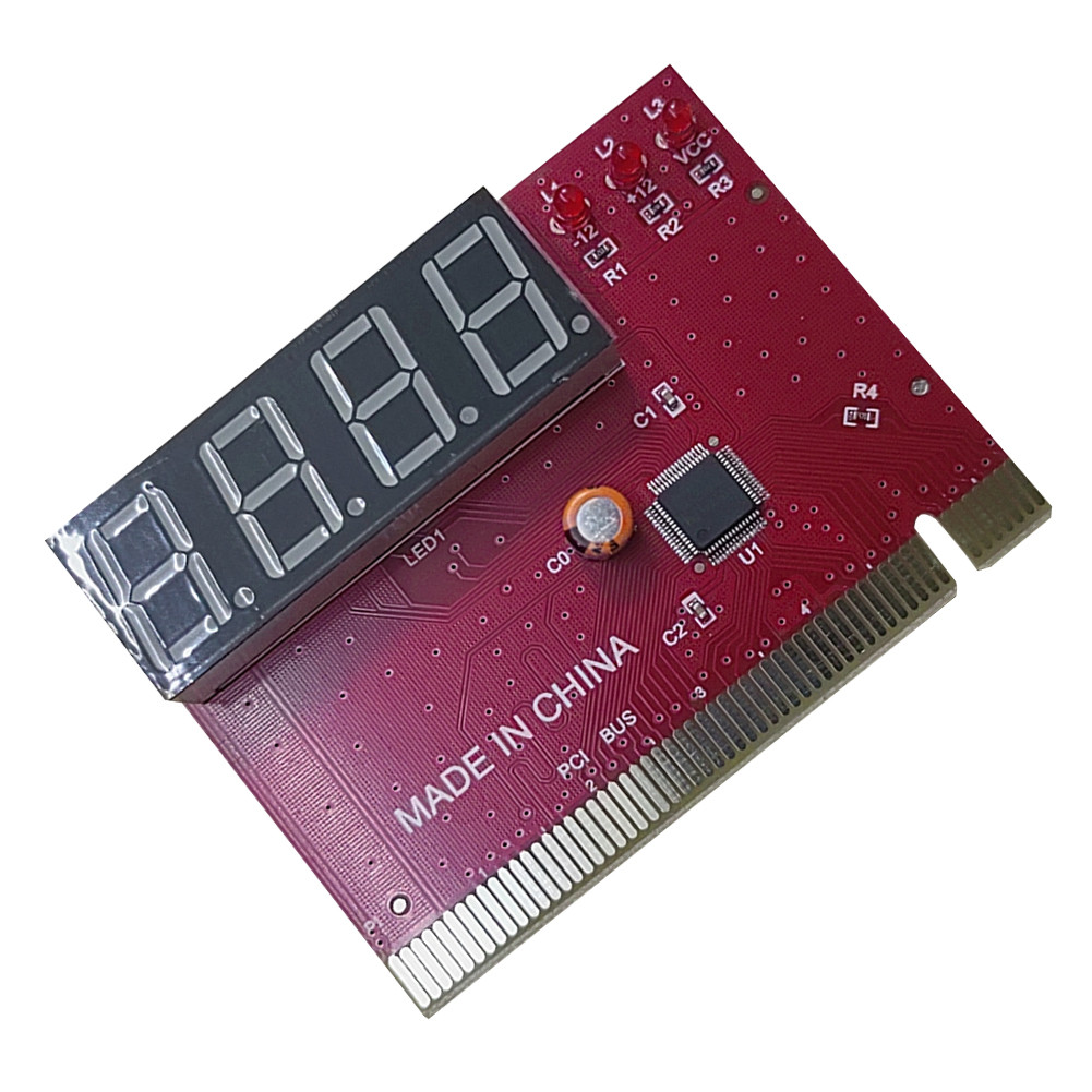 PC 4-digit Code Mainboard Motherboard Diagnostic Analyzer Tester PCI ...