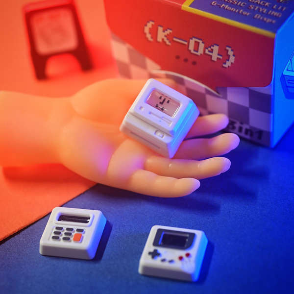 keycap K-04 Personality Creative MAC Apple Macintosh Retro Detachable ...