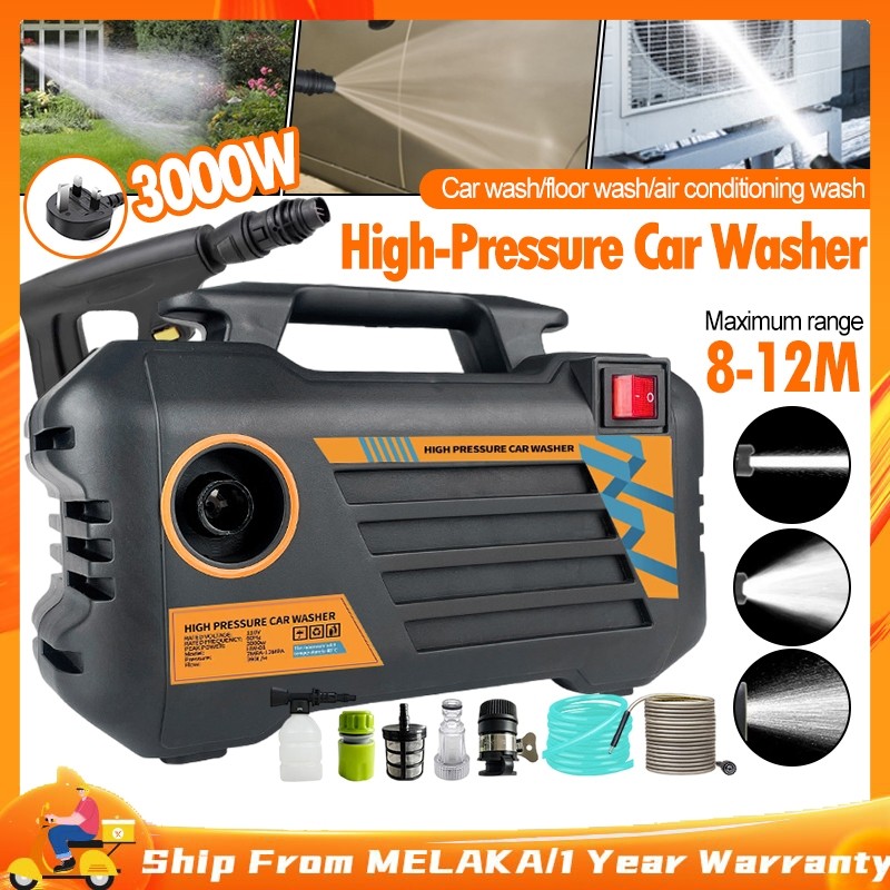 3000W High Pressure Cleaner Water Jet Car Wash Machine Waterjet Wash Home Cleaner Jack Sprayer ...