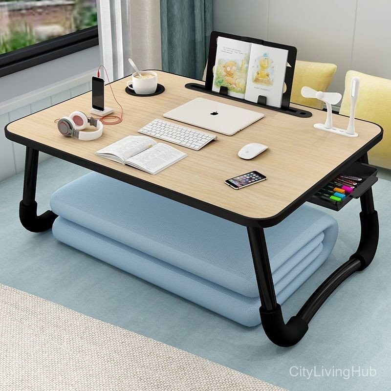 [27.1Ten Thousand People Praise]Used-on-Bed Foldable Small Table Bed ...