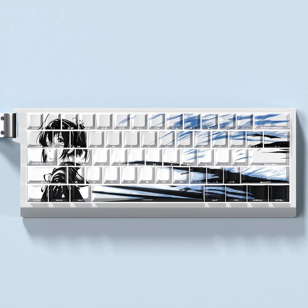 Takanashi Rikka Keycap Cherry Profile PBT Letter Side-engraved Light ...