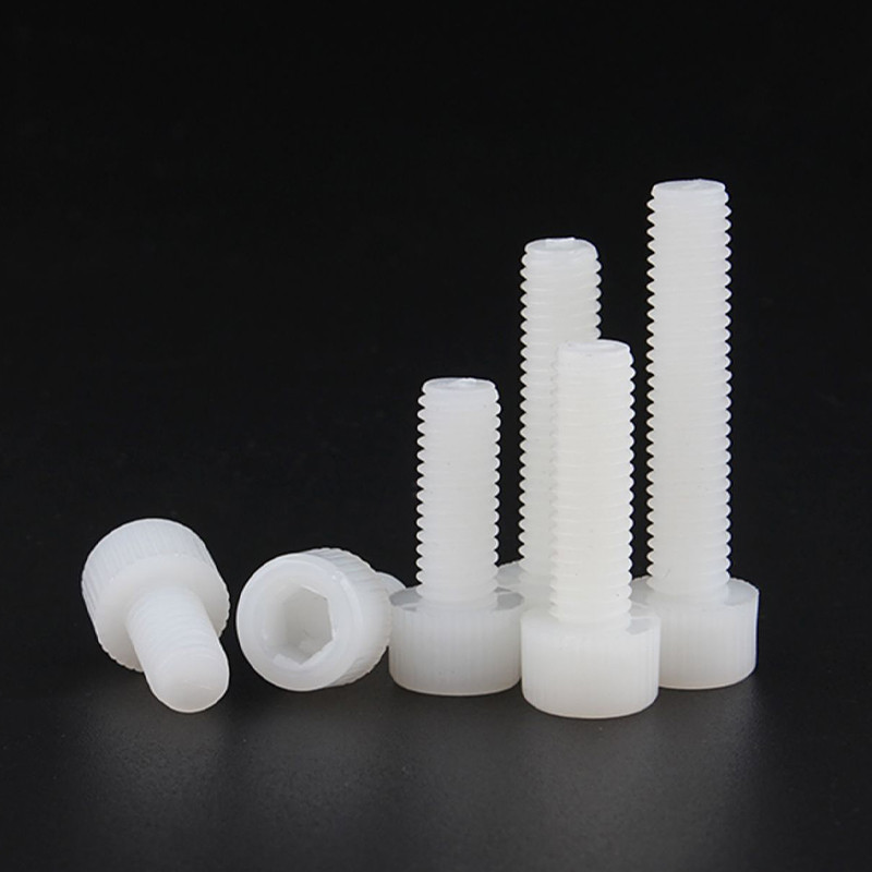 White Nylon Hex Socket Head Cap Screw M3 M4 M5 M6 M8 Plastic Hexagon ...