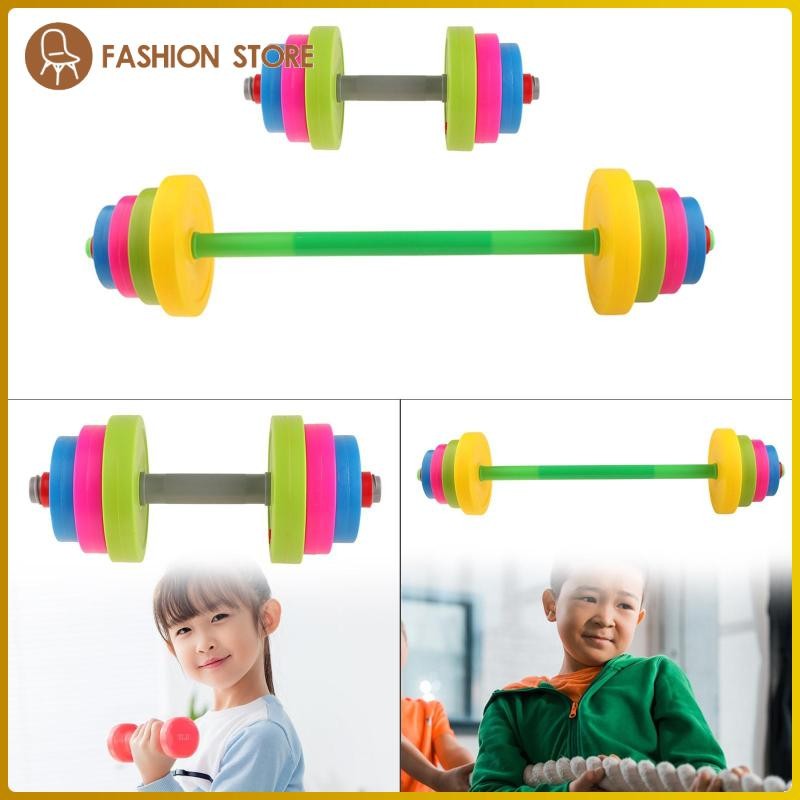 [Wishshopeelq] Kids Dumbbell Set Educational Bodybuilding for Ages 4-7 ...