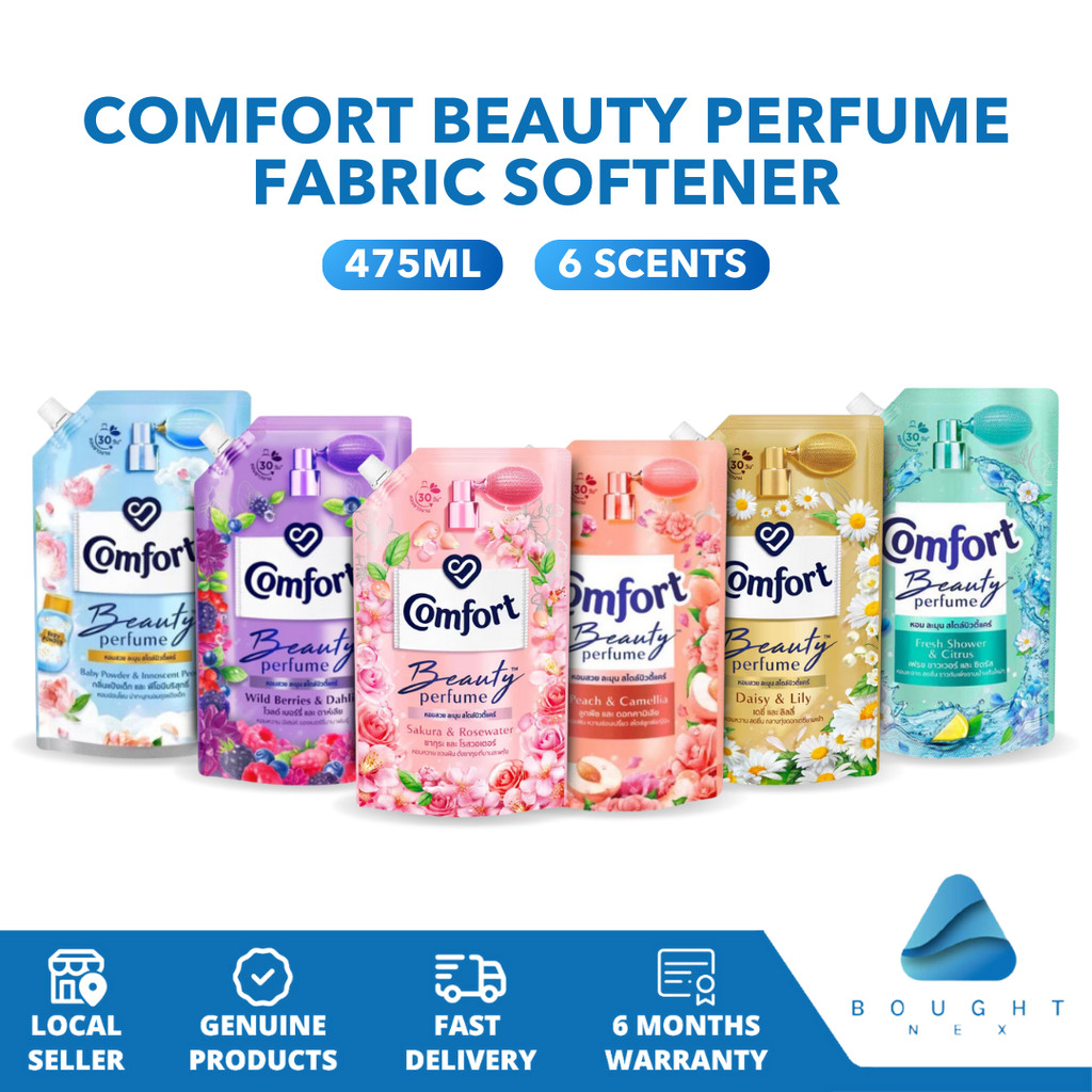 Comfort Beauty Perfume Fabric Softener 470-475ml - Ultimate Long-Lasting Fragrance, Soften ...