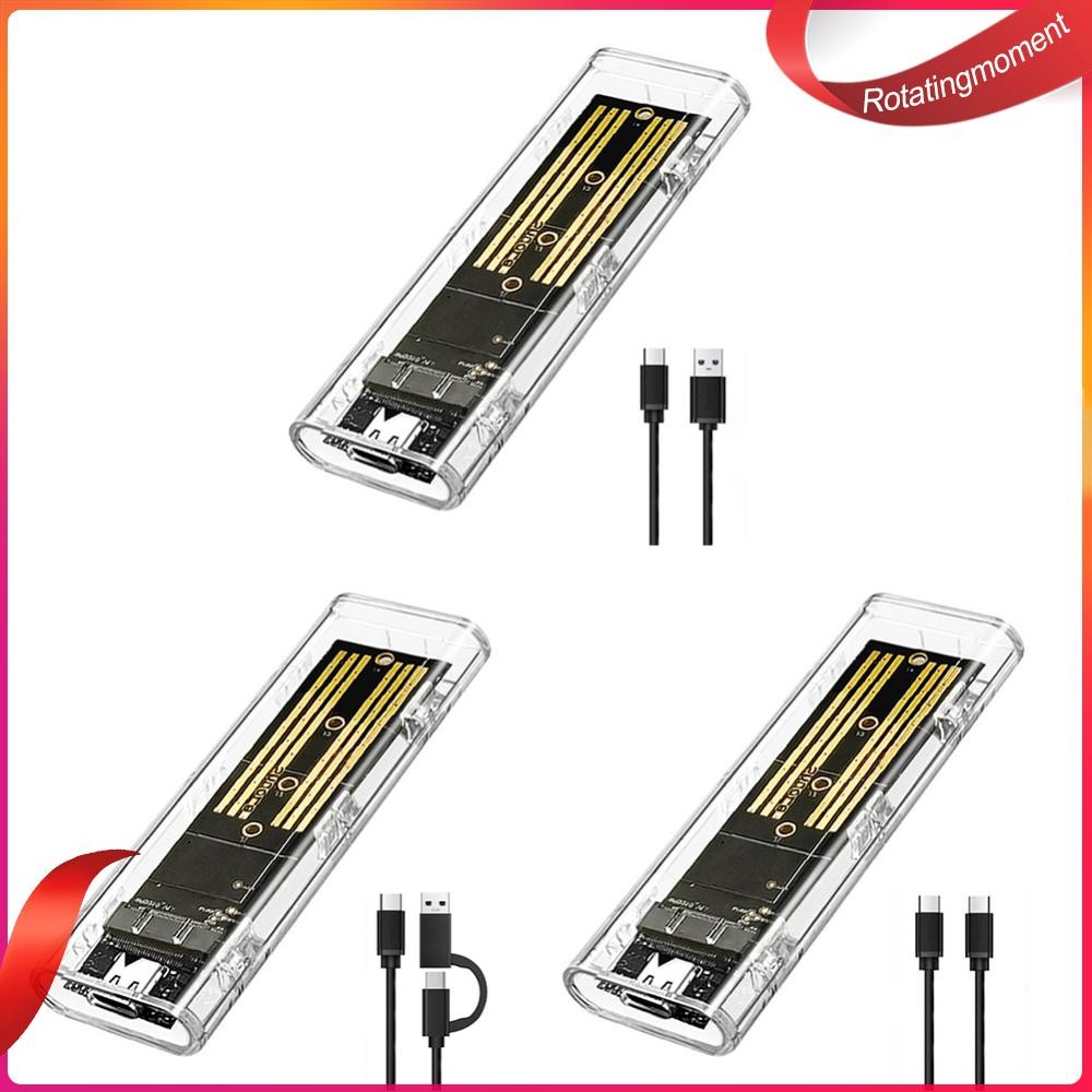 RotatingMoment # M.2 NVME NGFF Hard Disk Case NGFF SATA M2 SSD ...