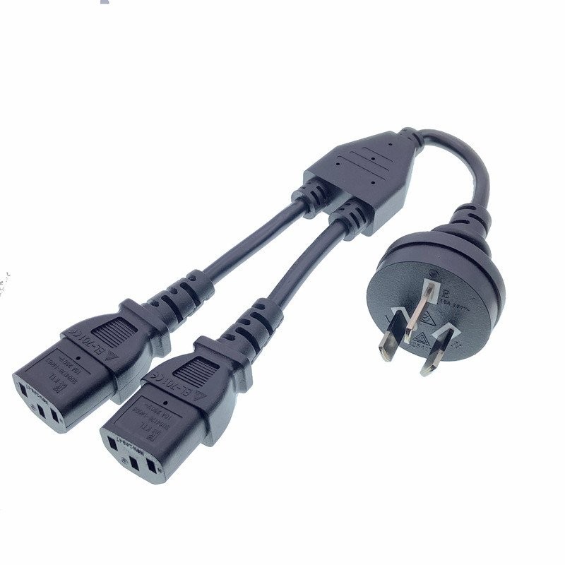 National Standard One to Five Power Cord One to Two/Three-Pin Tail ...