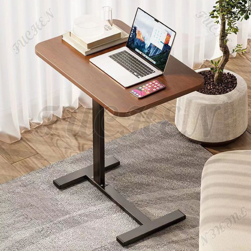 Office Table New Walnut Color Movable Height Adjustable Table Home ...