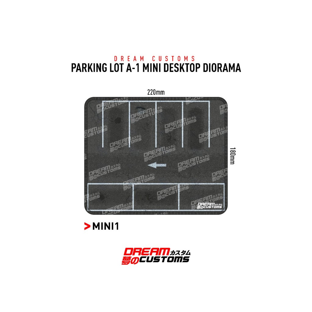 Parking Lot A-1 Mini Desktop Diorama | Shopee Singapore