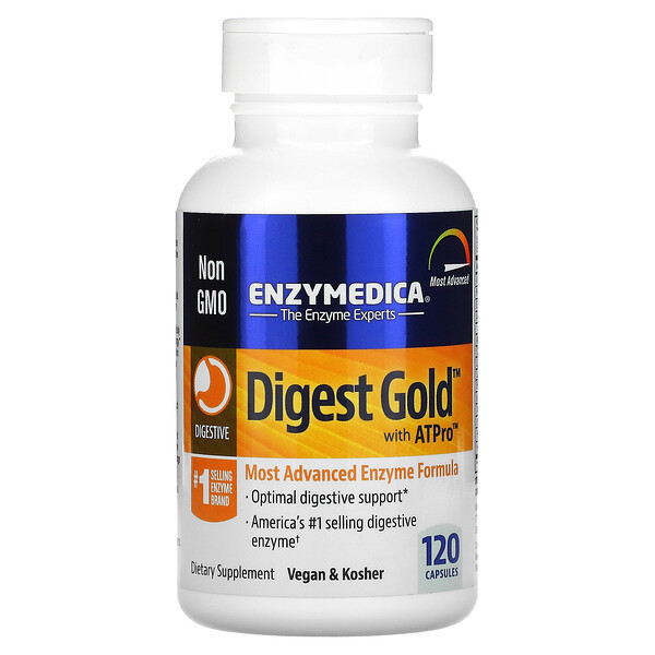 Enzymedica, Digest Gold with ATPro, 120 Capsules | Shopee Singapore