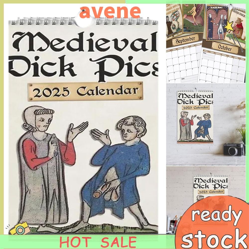 Medieval Pics 2025 Calendar Prank Medieval Wall Calendar Funny Wall Art ...