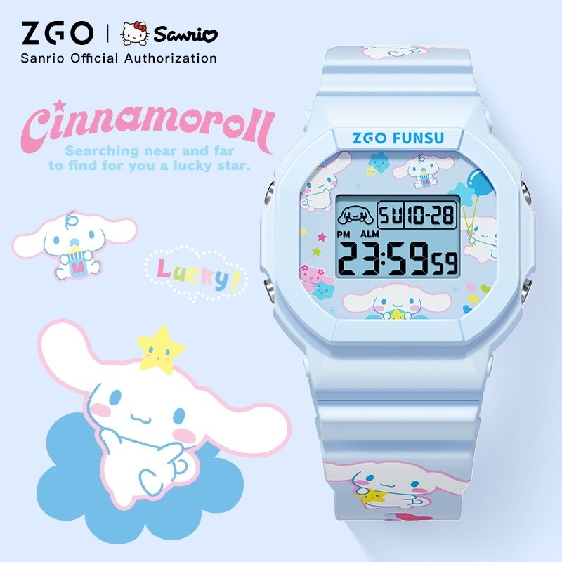 [Ready Stock]ZGO x Sanrio Cinnamoroll Kids Digital Watch for Girl ...
