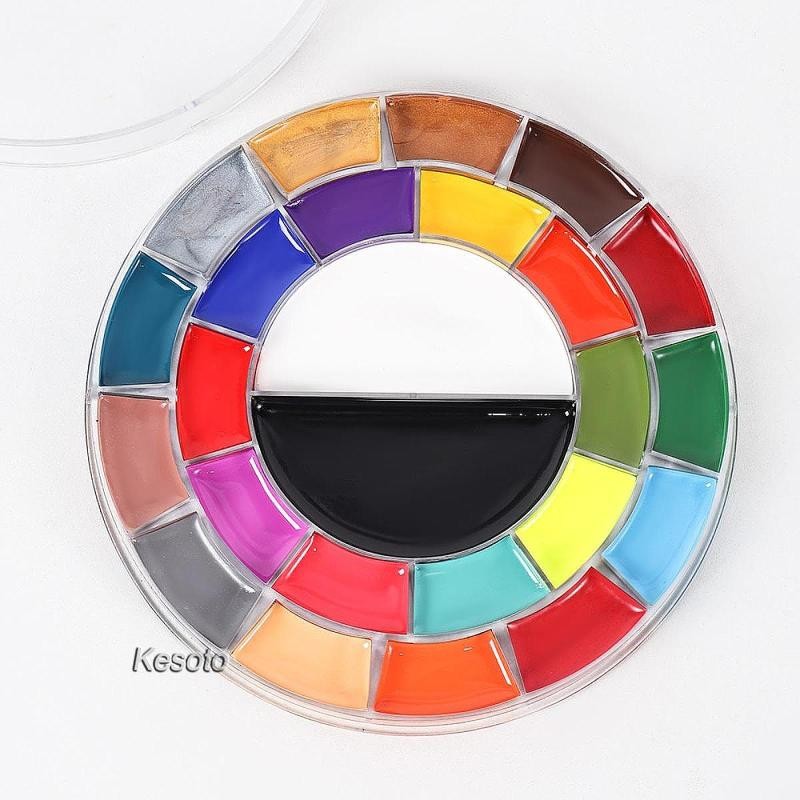 [Kesoto] Face and Body Paint Professional Palette Set for Festival ...