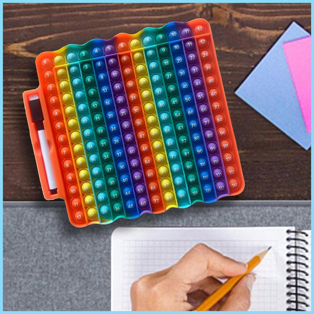 Multiplication Table 12 X 12 Math Fidget Educational Fidget Toy Fun ...