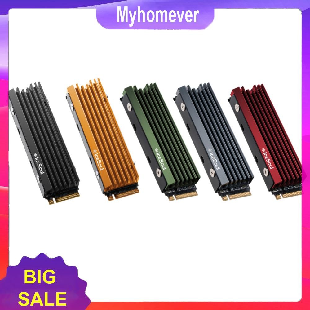 M.2 2280 NGFF/NVME SSD Heatsink SSD Cooler with Silicone Thermal Pad ...