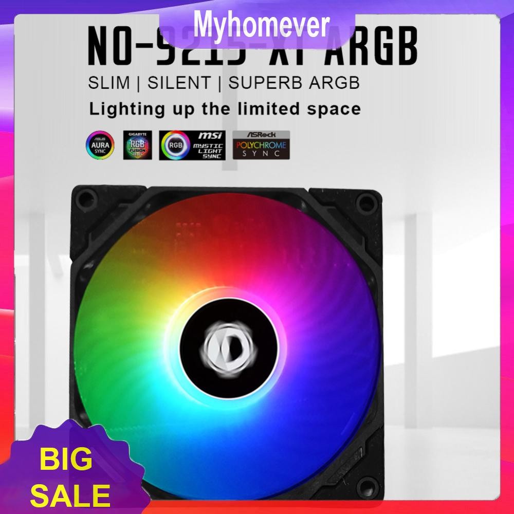PWM ARGB 4PIN PC Case Cooling Fan Desktop Computer CPU/GPU Radiator ...