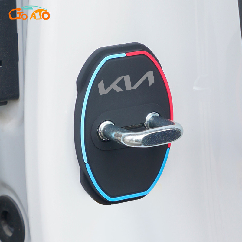 GTIOATO 4PCS Silicone Car Door Lock Protector Door Soundproof Shock ...