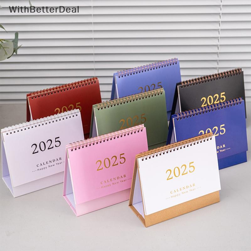 wit Small Desk Calendar 2024-2025, Standing Flip Desktop Calendar From ...
