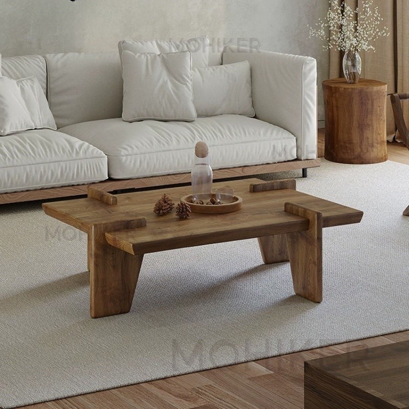 MK Solid Wood Coffee Table Simple Small Tea Table Creative Coffee Table ...