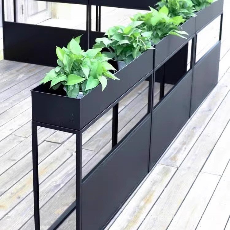 Wrought Iron Flower Box Restaurant Partition Storage Room Outdoor ...
