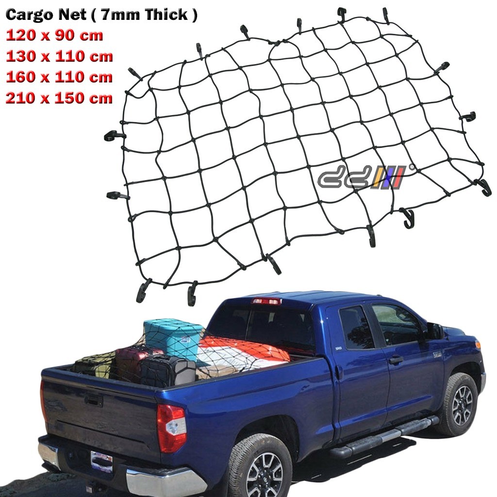 4x4 Cargo Net Luggage Rack Pickup Bed RV Camping Motor Helmet ...