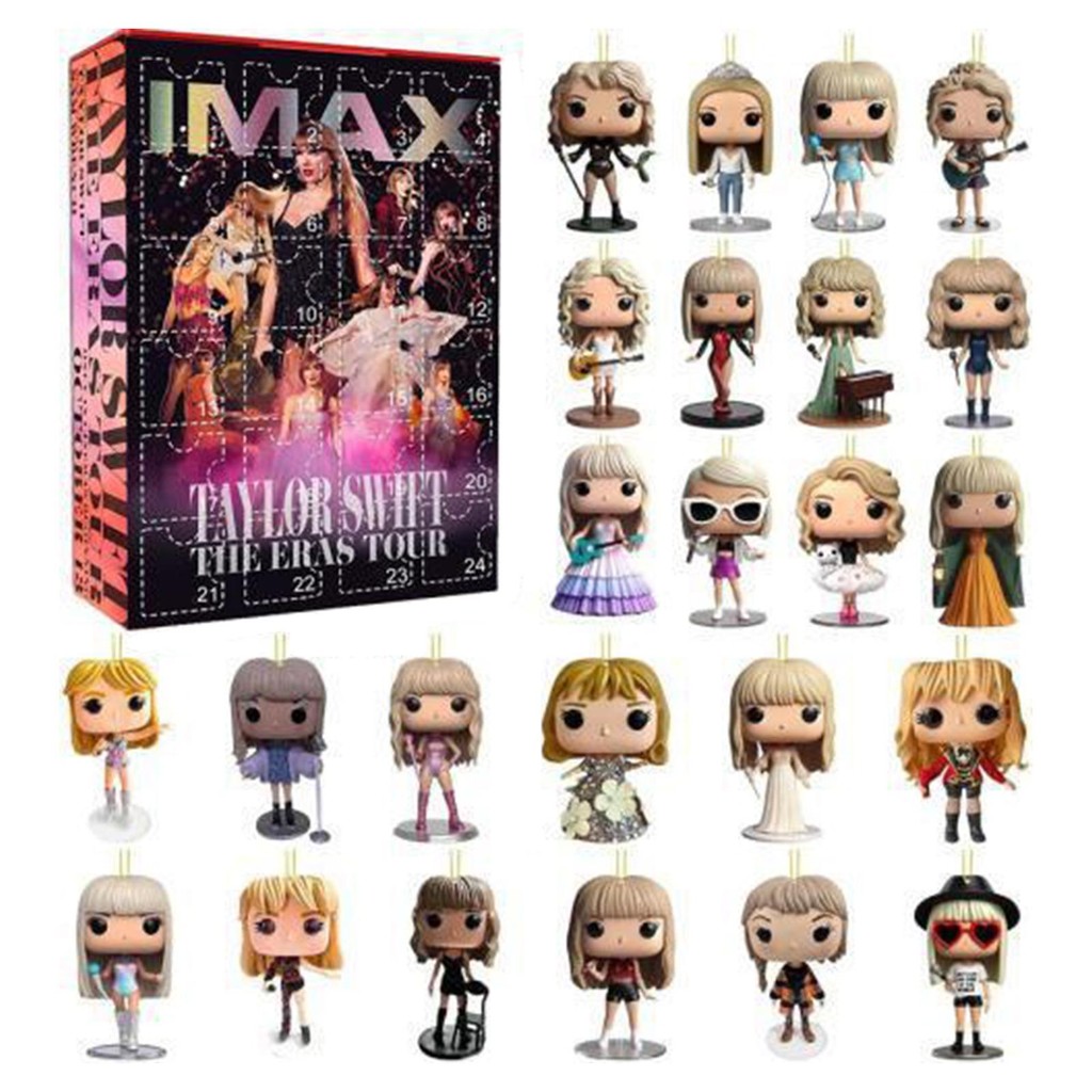 Taylor Swift Figures Christmas Advent Calendar | 24x Famous Singer ...