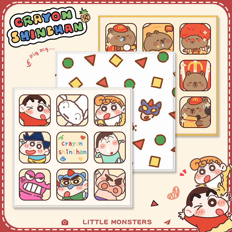 魔术百贴布化妆包 Crayon Shin chan Camera Velcro Makeup Bag Self Adhesive ...