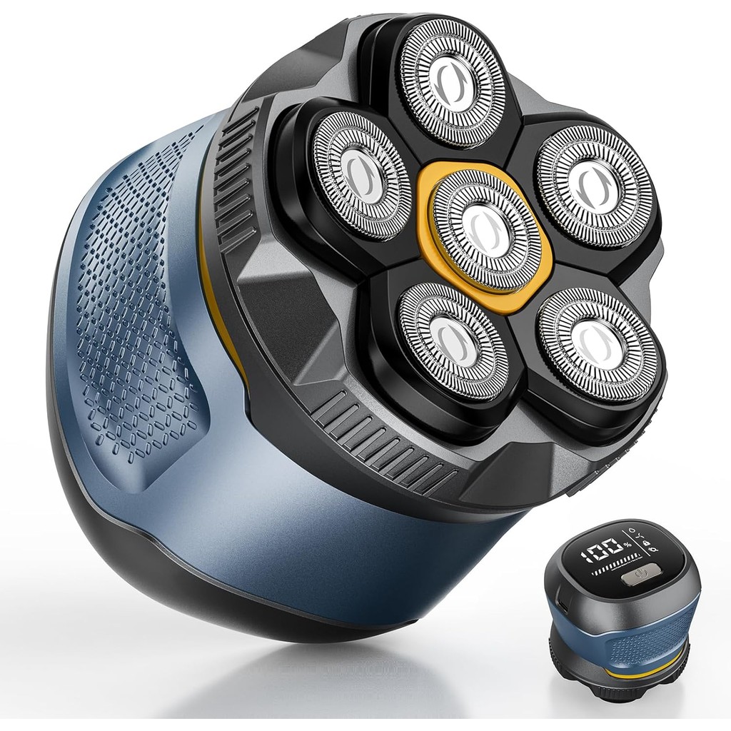 Head Shavers for Men, 2025 Upgraded 6D Magnetic Head Shaver, Waterproof ...