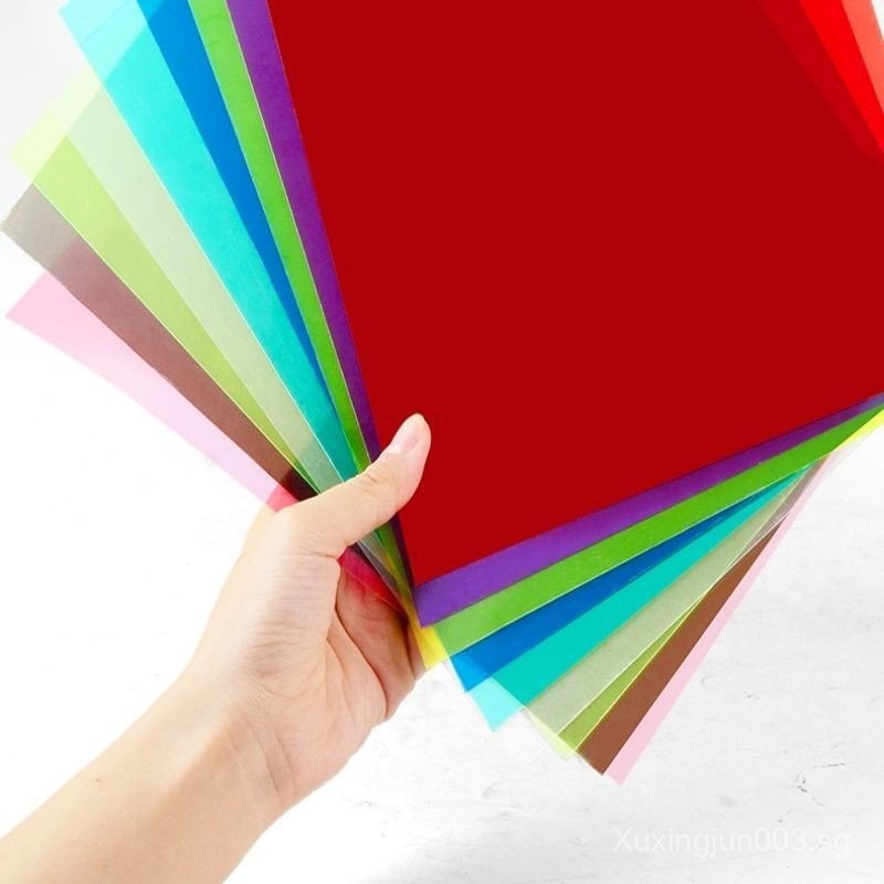 SGpvc Colorful Transparent Glass Paper for Kindergarten Use ...